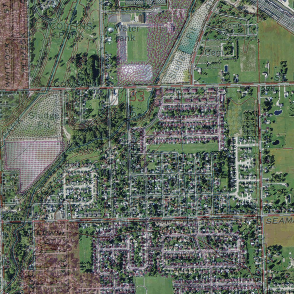 OH-MI-Oregon: GeoChange 1934-2011-12 Map by Western Michigan University ...