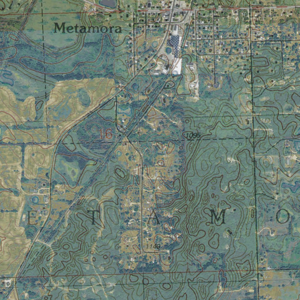 MI-Metamora: GeoChange 1986-2012 Map by Western Michigan University ...