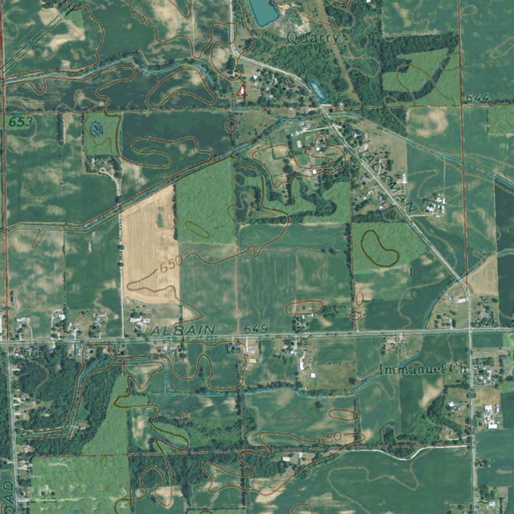 MI-Ida: GeoChange 1971-2012 Map by Western Michigan University | Avenza ...