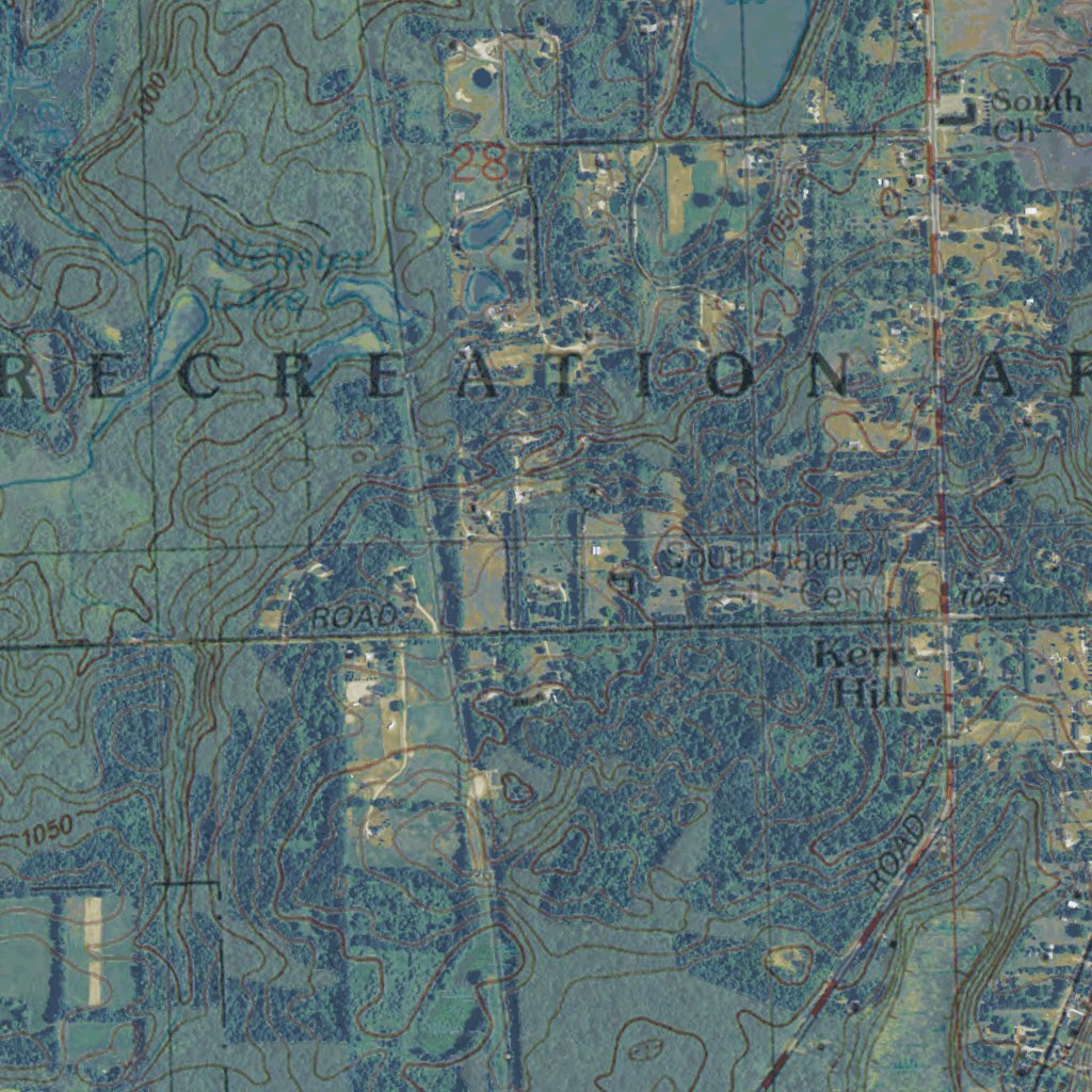 MI-Hadley: GeoChange 1986-2012 Map by Western Michigan University ...