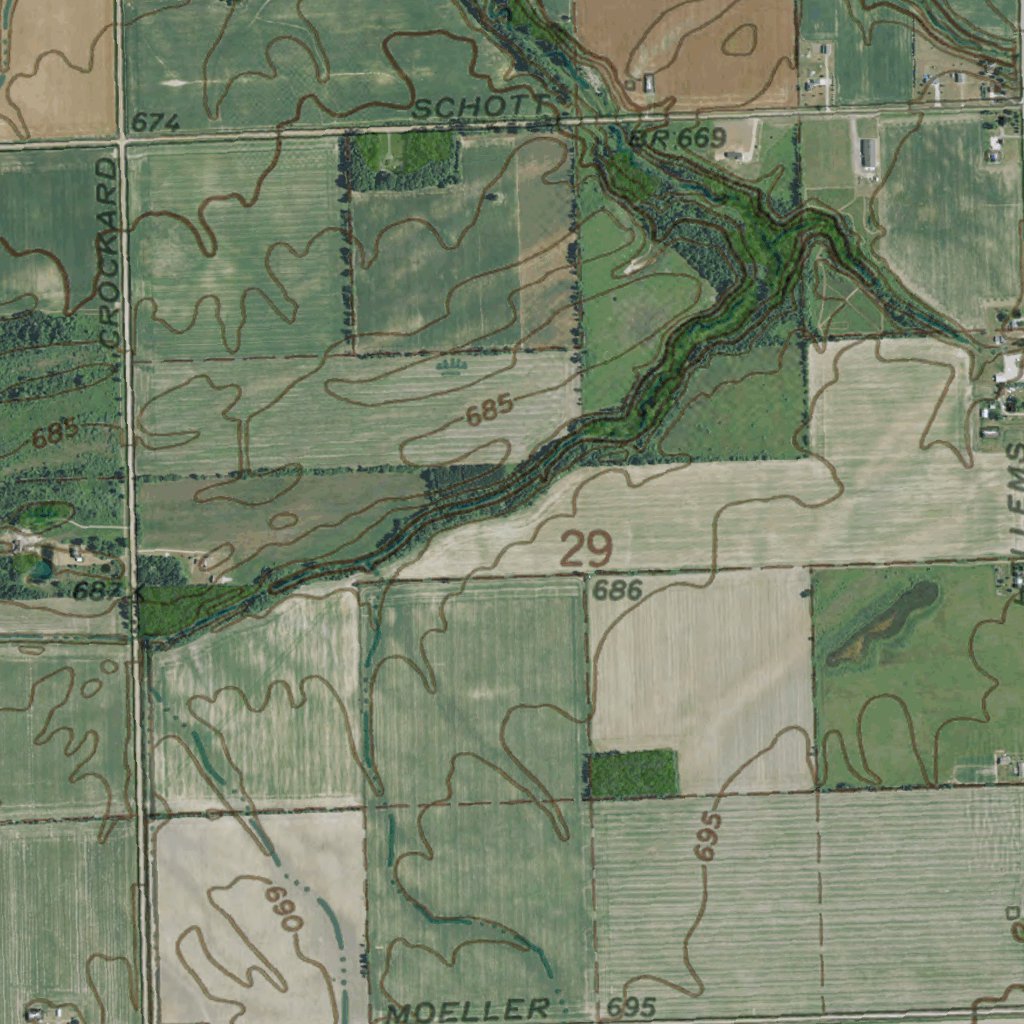 MI-Kinde East: GeoChange 1968-2012 Map by Western Michigan University ...