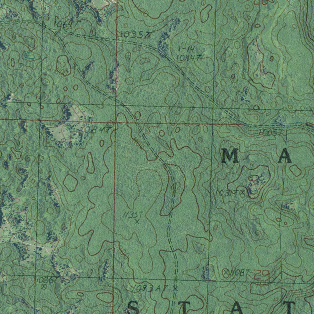 MI-Vanderbilt: GeoChange 1983-2012 Map by Western Michigan University ...