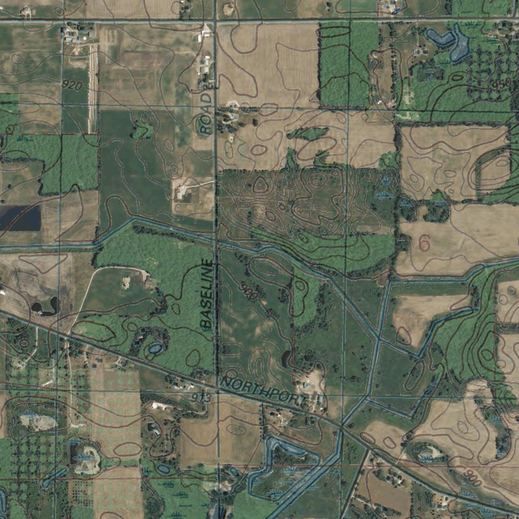 IN-Oliver Lake: GeoChange 1990-2012 Map by Western Michigan University ...