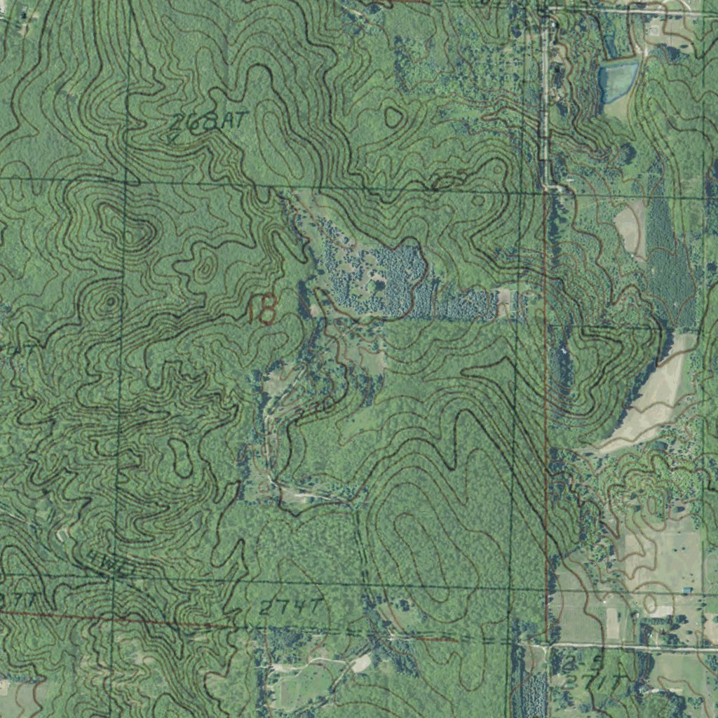 MI-Burt Lake: GeoChange 1981-2012 Map by Western Michigan University ...