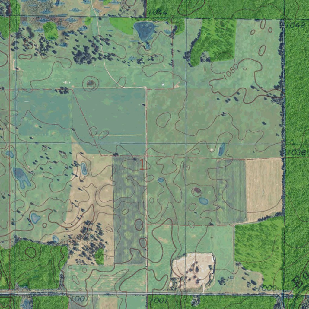 MN-Wilbur Lake: GeoChange 1977-2010 Map by Western Michigan University ...