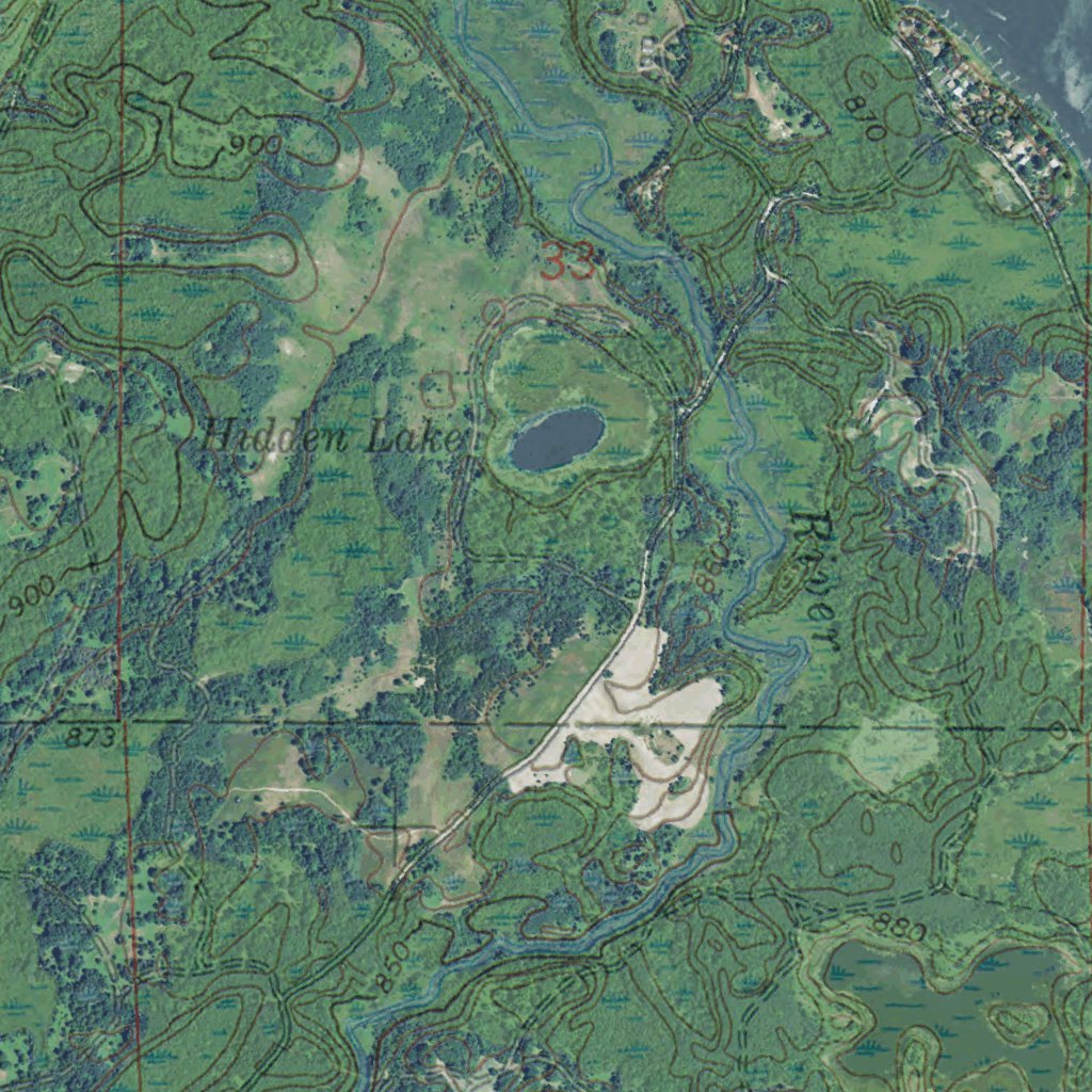 MI-Sage Lake: GeoChange 1965-2012 Map by Western Michigan University ...