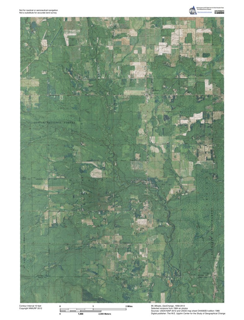 MI-Mikado: GeoChange 1958-2012 Map by Western Michigan University ...