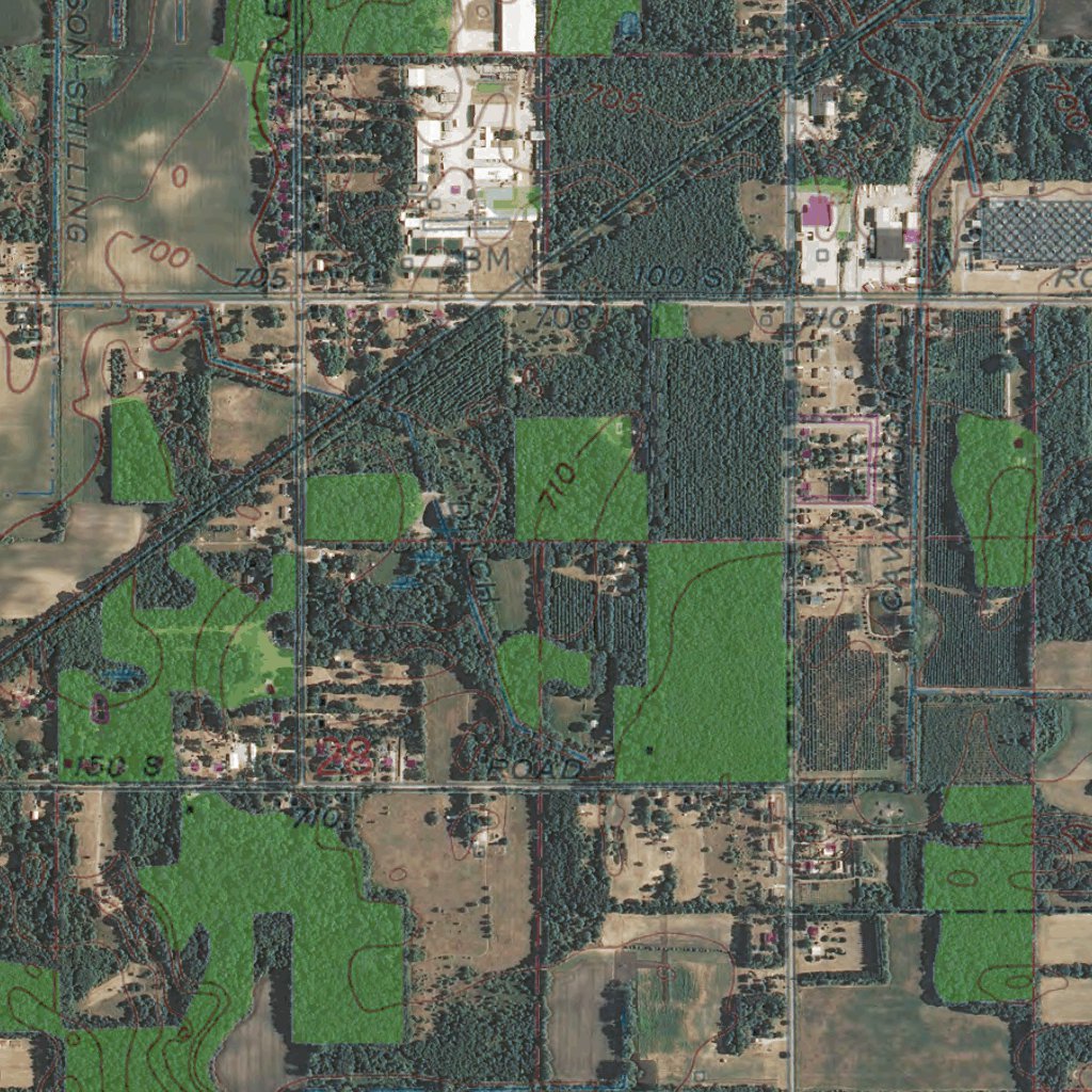 IN-Knox West: GeoChange 1956-2012 Map by Western Michigan University ...