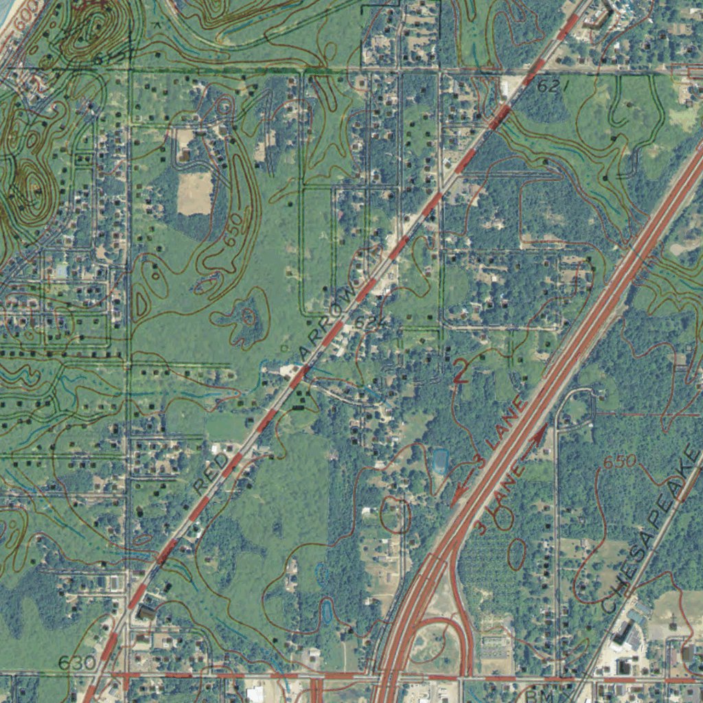 MI-Bridgman: GeoChange 1969-2012 Map by Western Michigan University ...