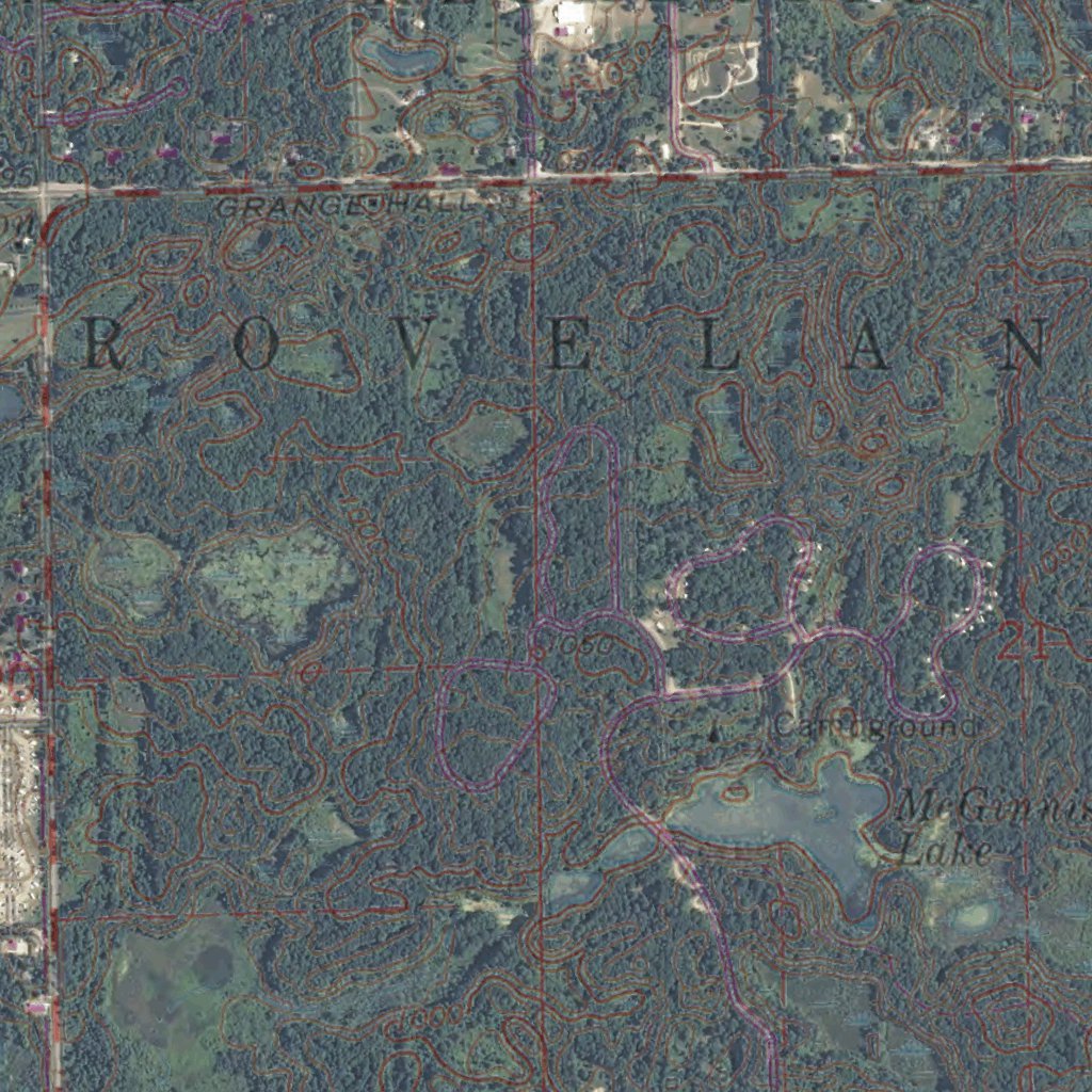 MI-Davisburg: GeoChange 1967-2010 Map by Western Michigan University ...