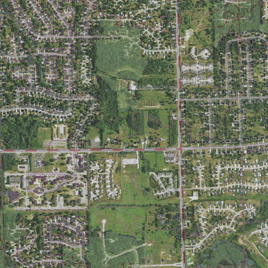 MI-Goodrich: GeoChange 1966-67-2012 Map by Western Michigan University ...