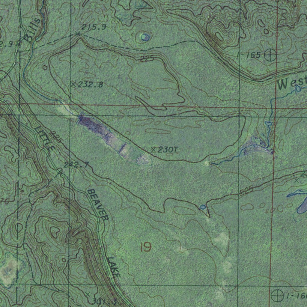 MI-Trappers Lake: GeoChange 1977-2012 Map by Western Michigan ...