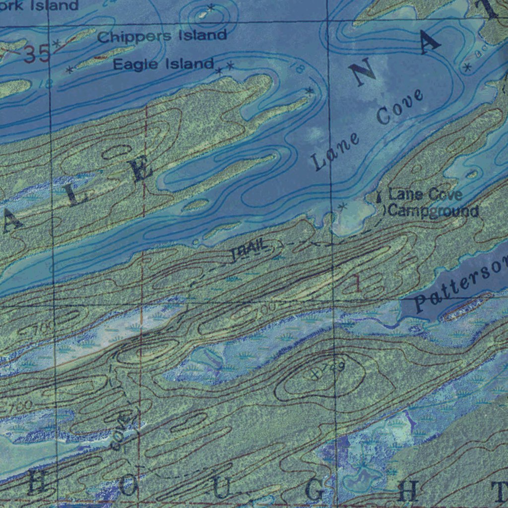 MI-Belle Harbor: GeoChange 1981-2012 Map by Western Michigan University ...