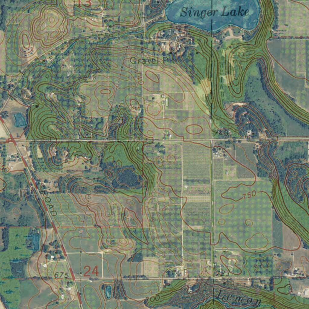 MI-Baroda: GeoChange 1969-2012 Map by Western Michigan University ...