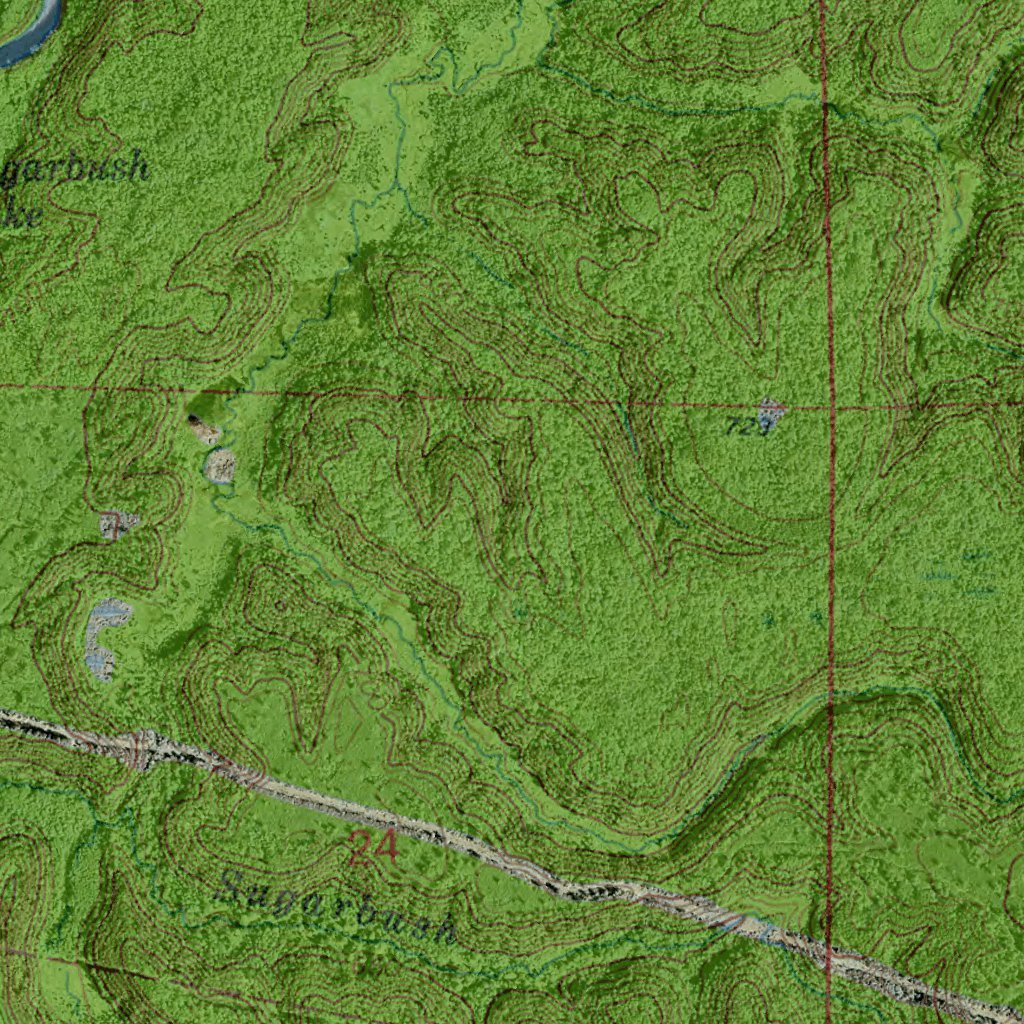 WI-Odanah: GeoChange 1963-2010 Map by Western Michigan University ...
