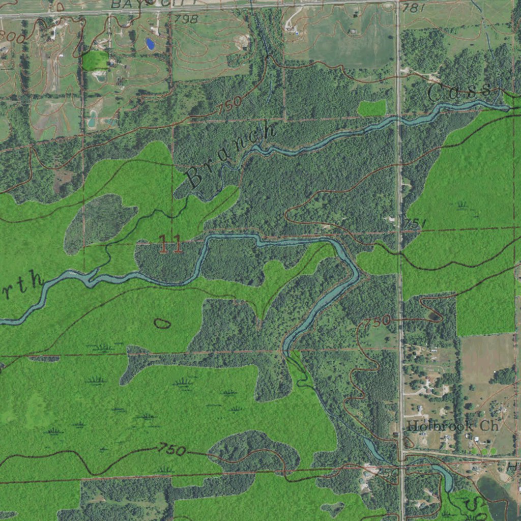 MI-New Greenleaf: GeoChange 1959-2012 Map by Western Michigan ...