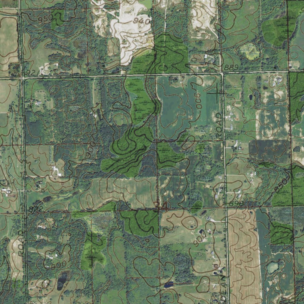 MI-Burnside: GeoChange 1958-59-2012 Map by Western Michigan University ...
