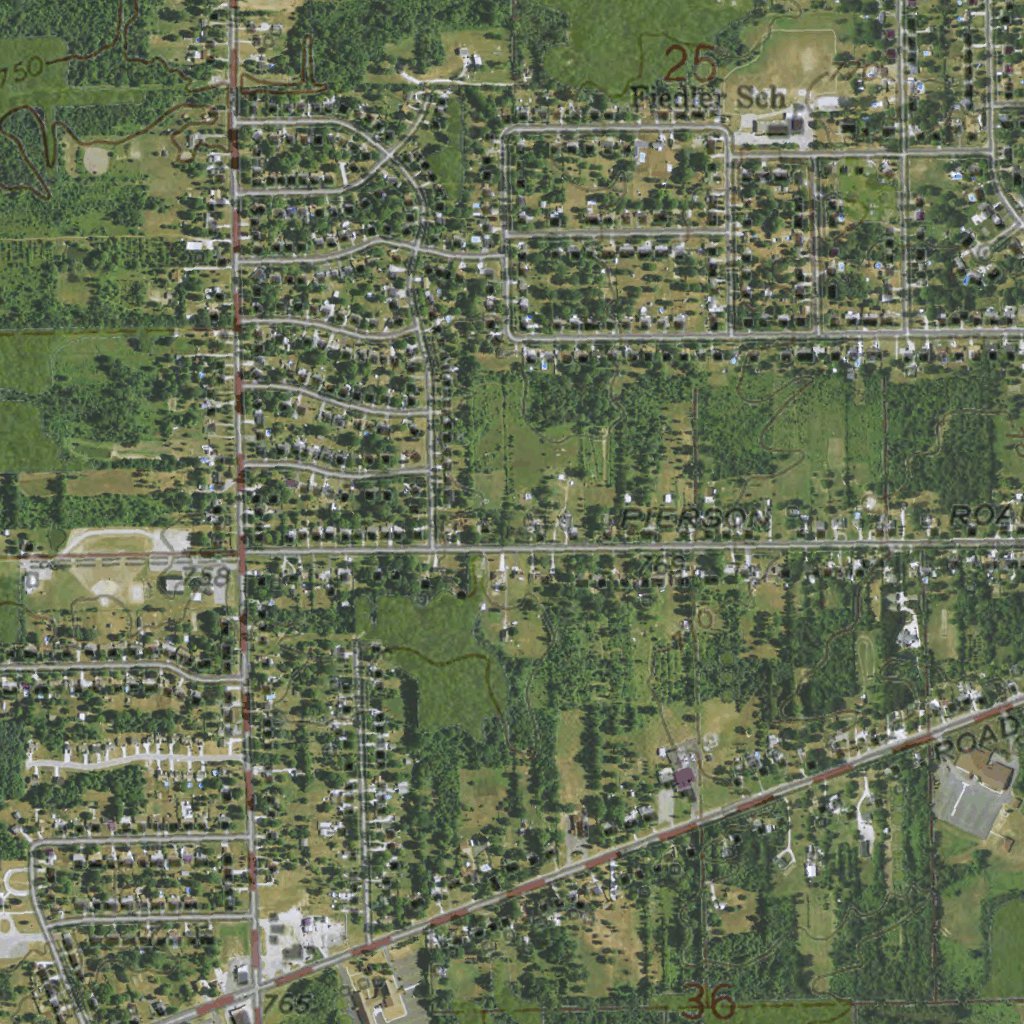 MI-Davison: GeoChange 1966-67-2012 Map by Western Michigan University ...