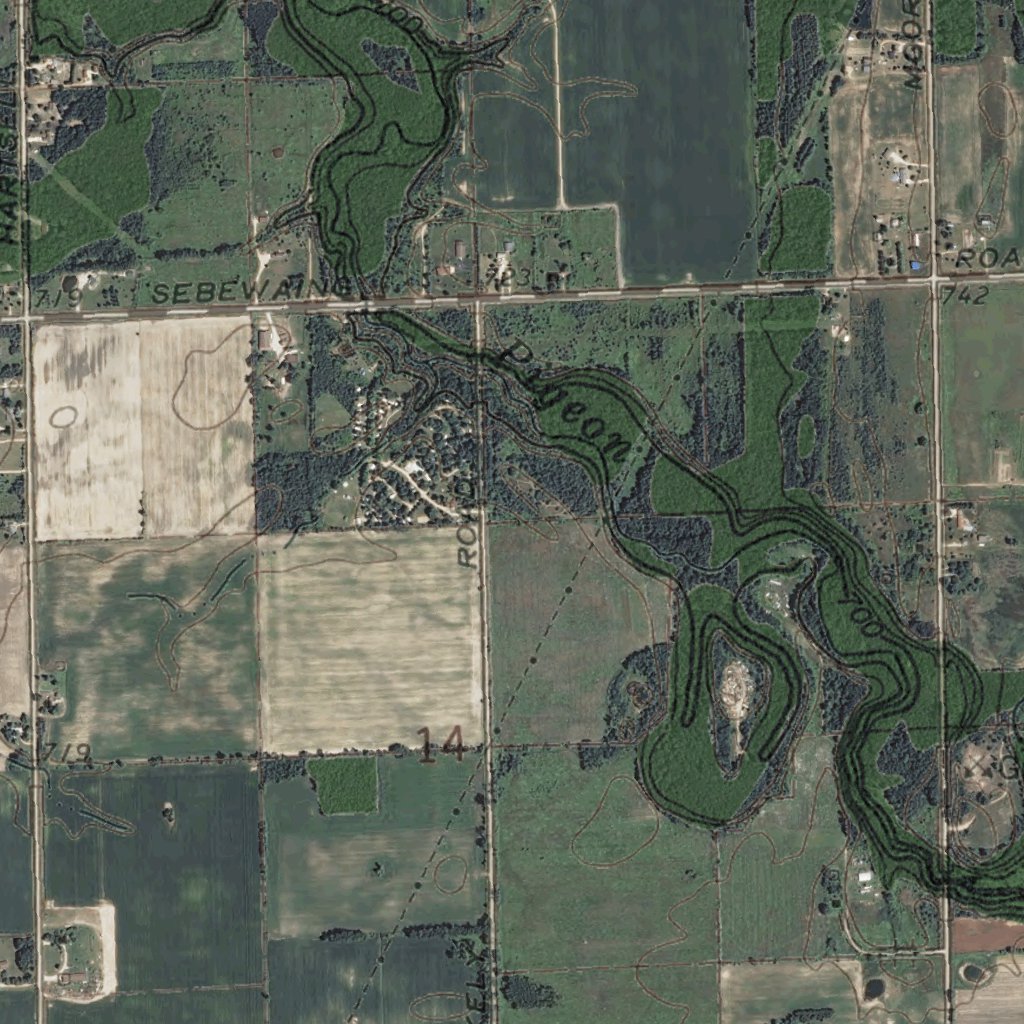 MI-Gagetown: GeoChange 1959-2010 Map by Western Michigan University ...