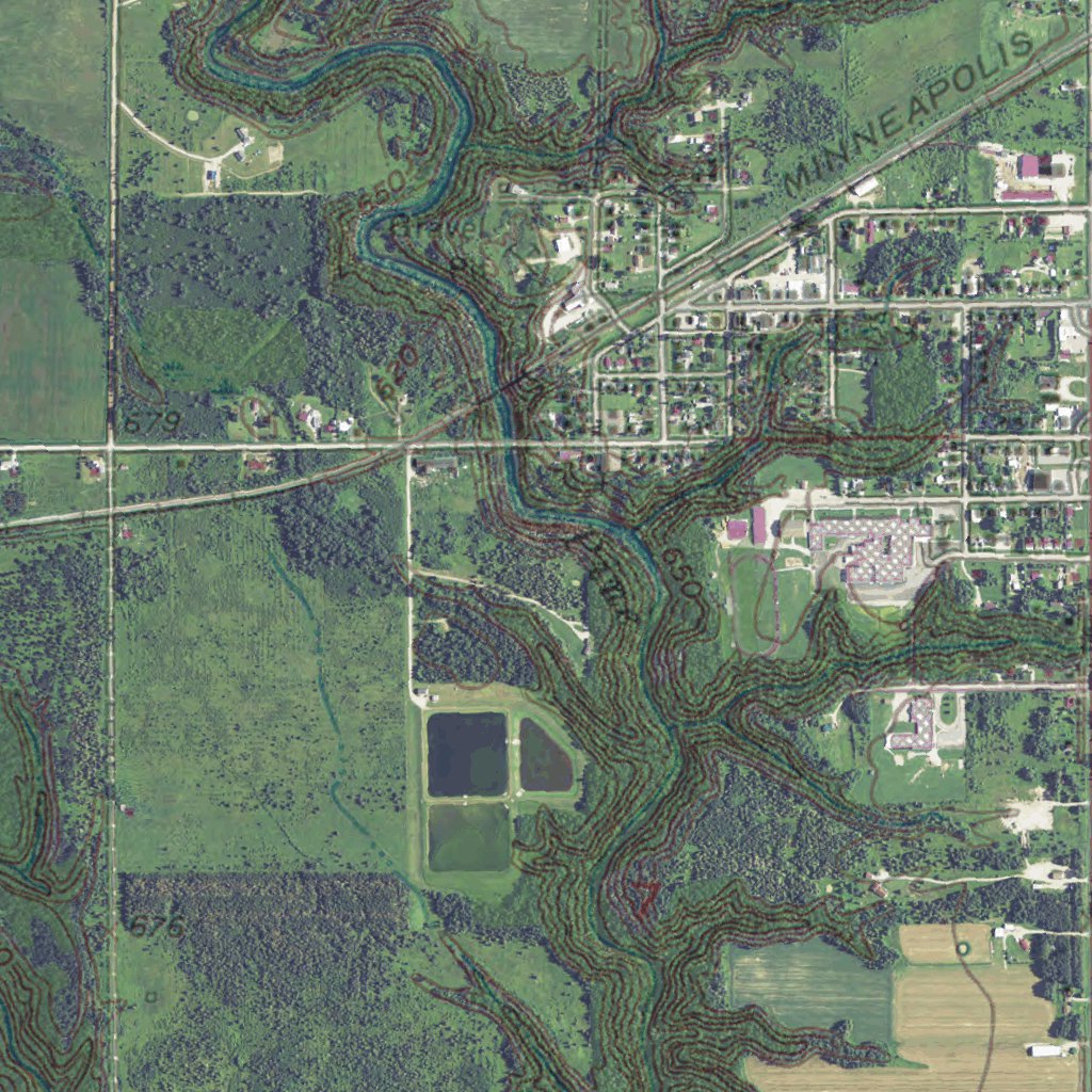 MI-Rudyard: GeoChange 1952-2012 Map by Western Michigan University ...