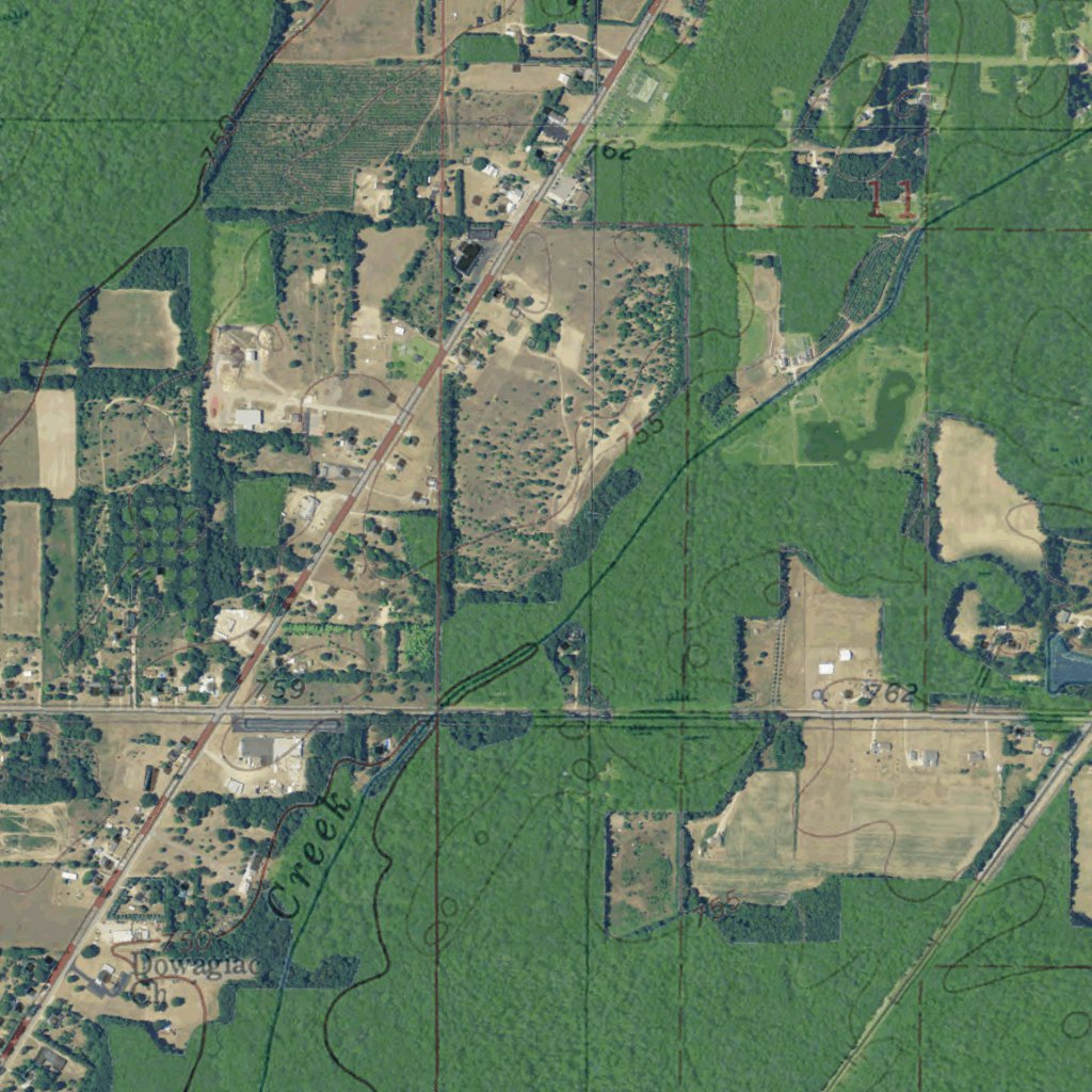 MI-Sumnerville: GeoChange 1975-2012 Map by Western Michigan University ...