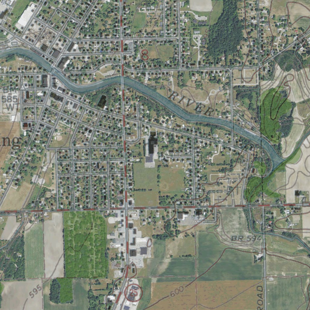 MI-Sebewaing: GeoChange 1959-2012 Map by Western Michigan University ...
