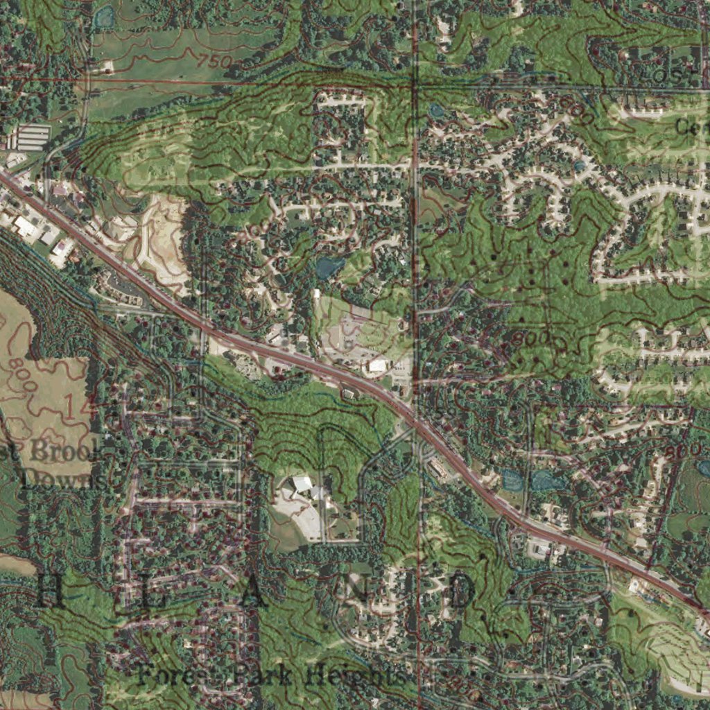 IN-Bloomington: GeoChange 1955-2012 Map by Western Michigan University ...