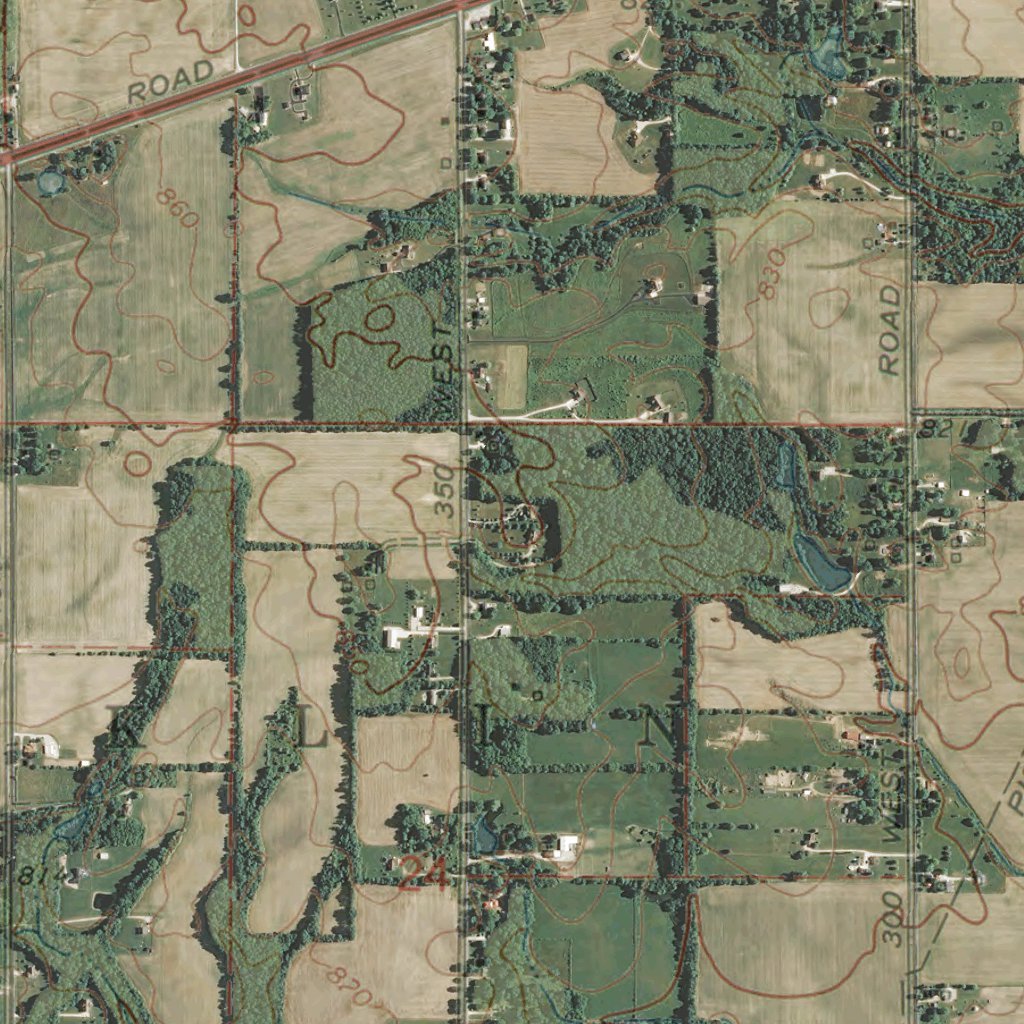 IN-Clayton: GeoChange 1952-2012 Map by Western Michigan University ...