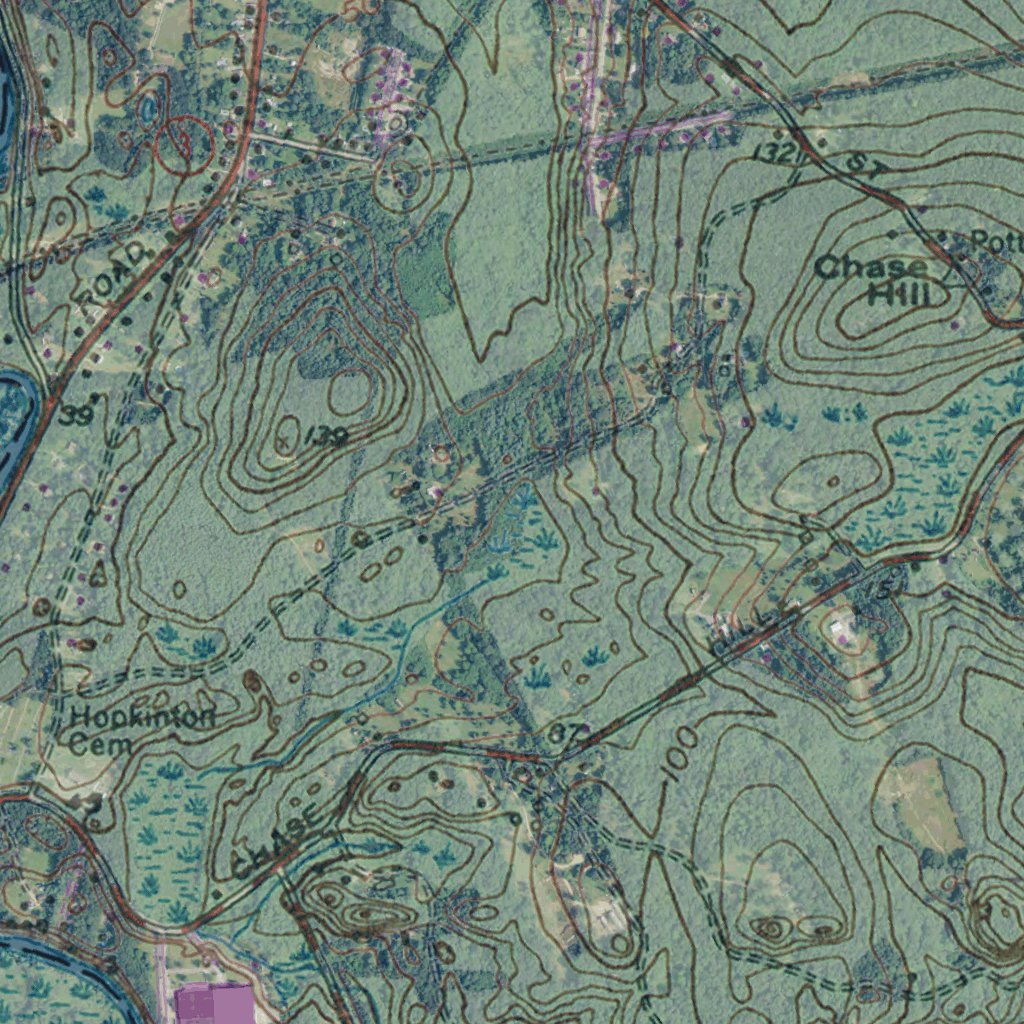 RI-CT-Ashaway: GeoChange 1942-2012 Map by Western Michigan University ...