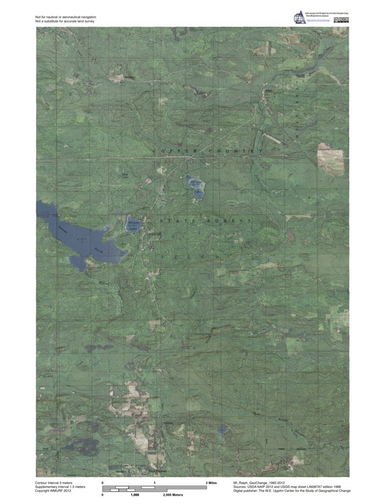 MI-Ralph: GeoChange 1982-2012 Map by Western Michigan University ...