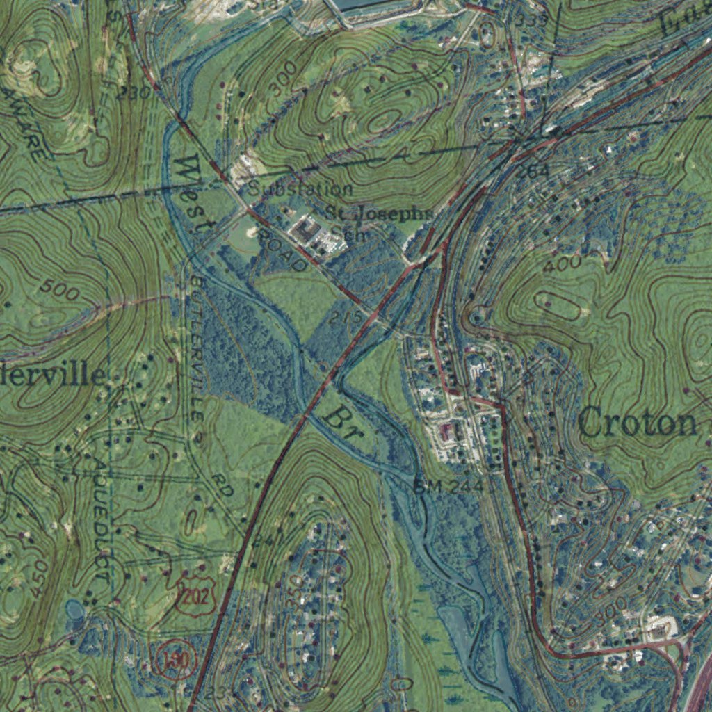 NY-Croton Falls: GeoChange 1941-2011 Map by Western Michigan University ...