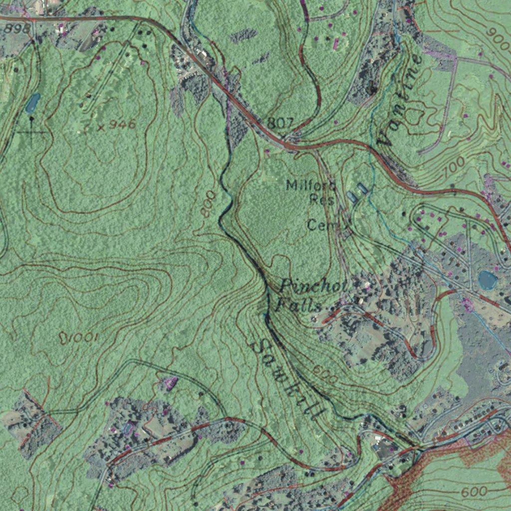 PA-NJ-Milford: GeoChange 1957-2010 Map by Western Michigan University ...