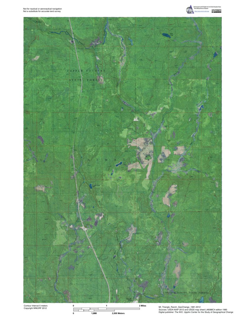 MI-Triangle Ranch: GeoChange 1981-2012 Map by Western Michigan ...