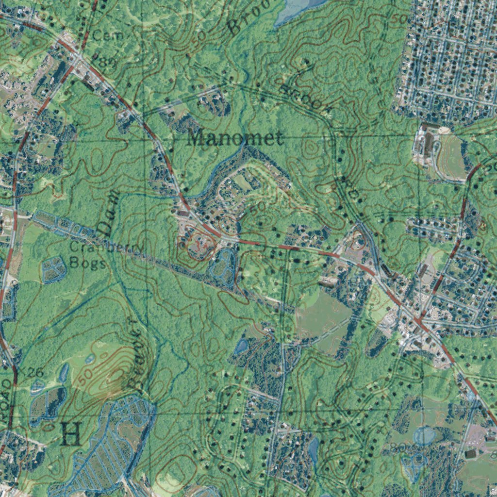 MA-Manomet: GeoChange 1974-2012 Map by Western Michigan University ...
