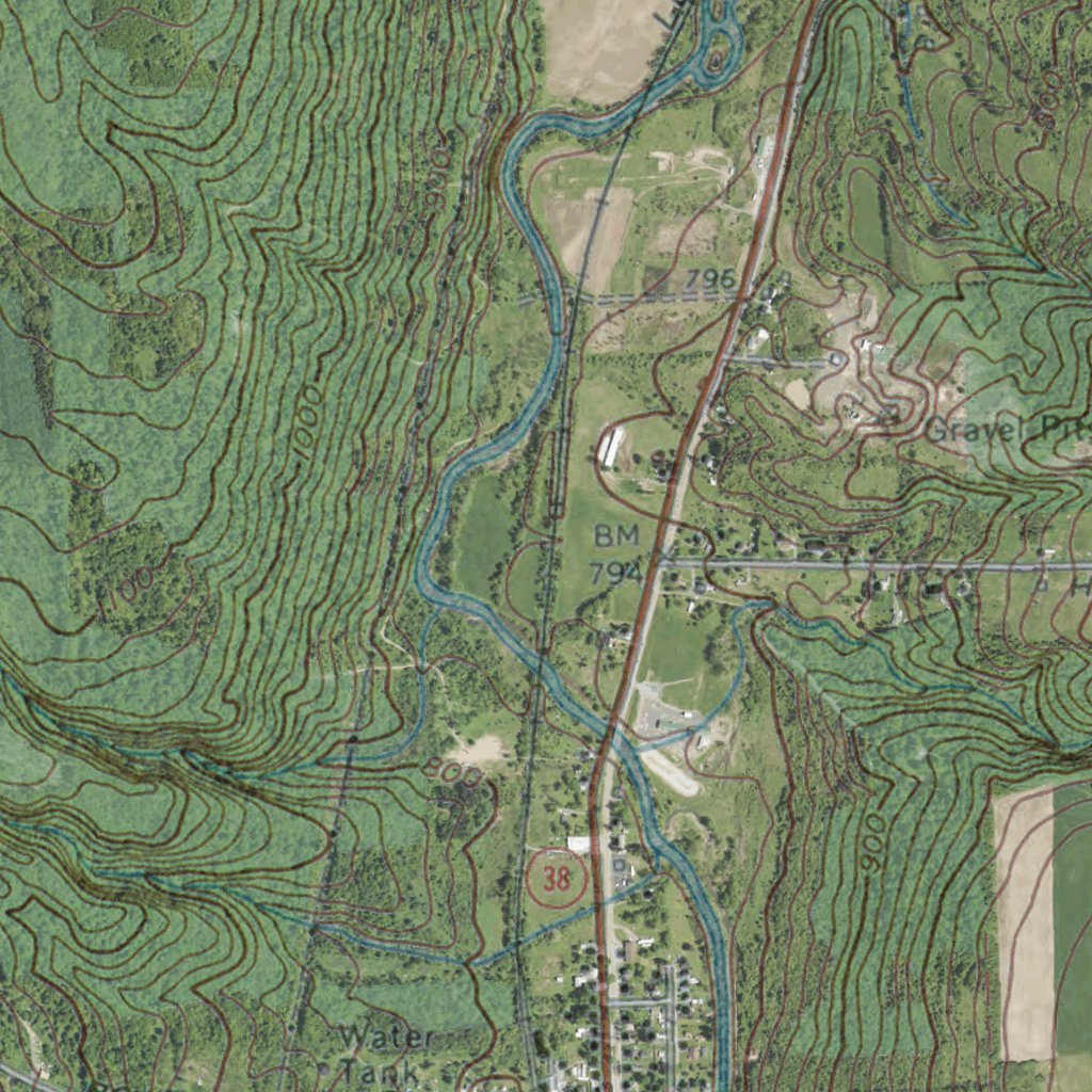 NY-Moravia: Geochange 1969 2009 Map by Western Michigan University ...
