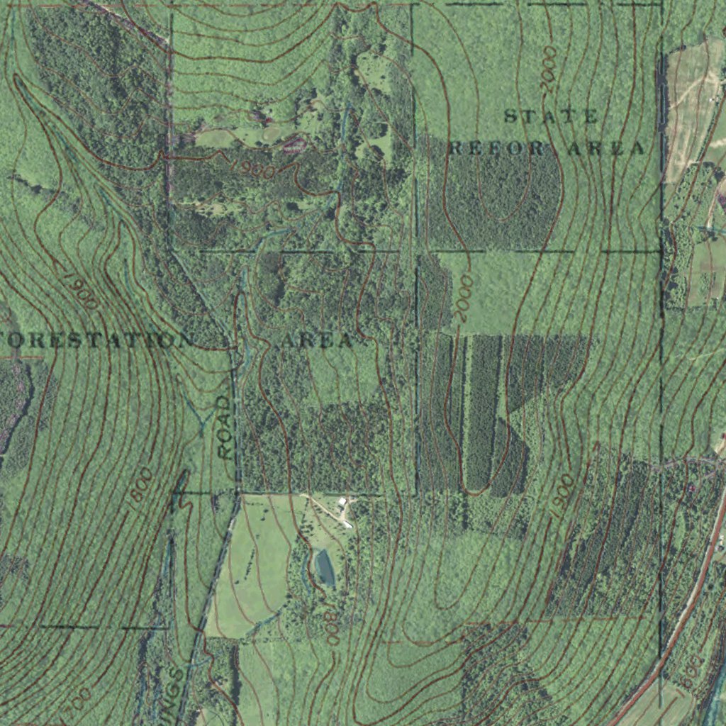 NY-West Almond: GeoChange 1963-2011 Map by Western Michigan University ...