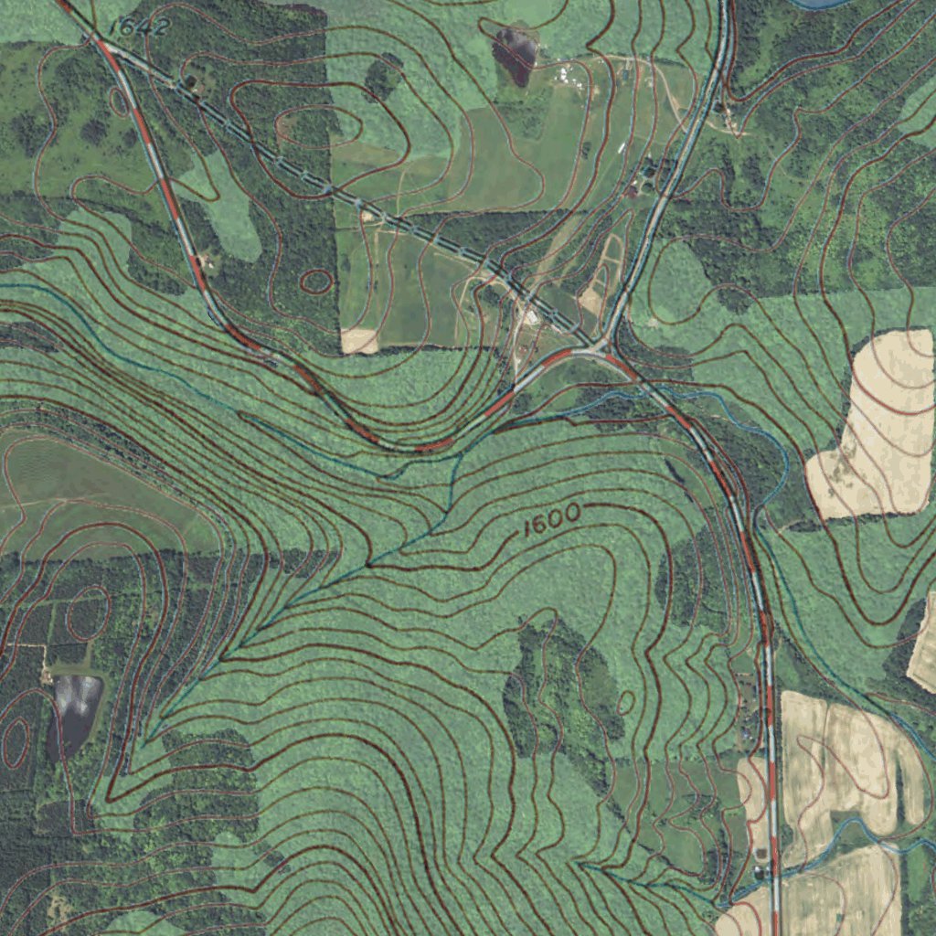 NY-West Eaton: GeoChange 1942-2011 Map by Western Michigan University ...