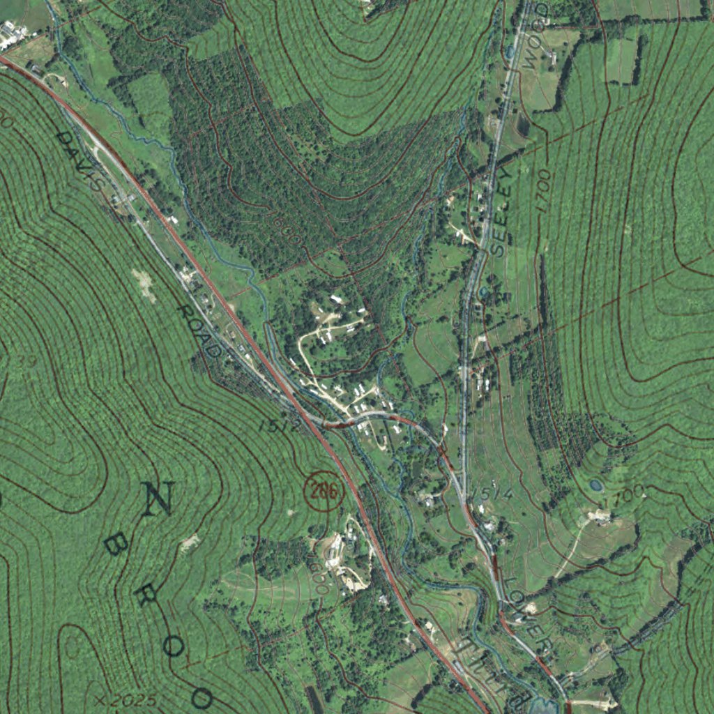 NY-Walton West: GeoChange 1963-2011 Map by Western Michigan University ...