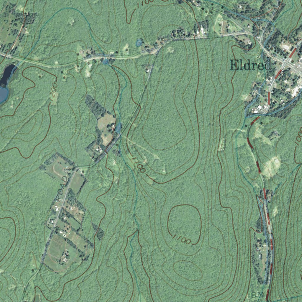 NY-PA-Eldred: GeoChange 1966-2011 Map by Western Michigan University ...