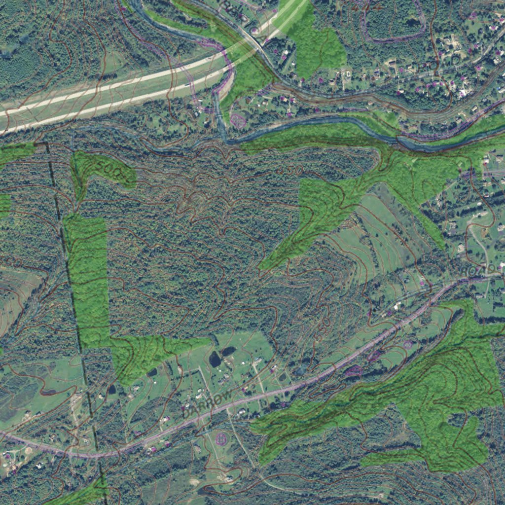 NY-Rotterdam Junction: GeoChange 1952-2011 Map by Western Michigan ...