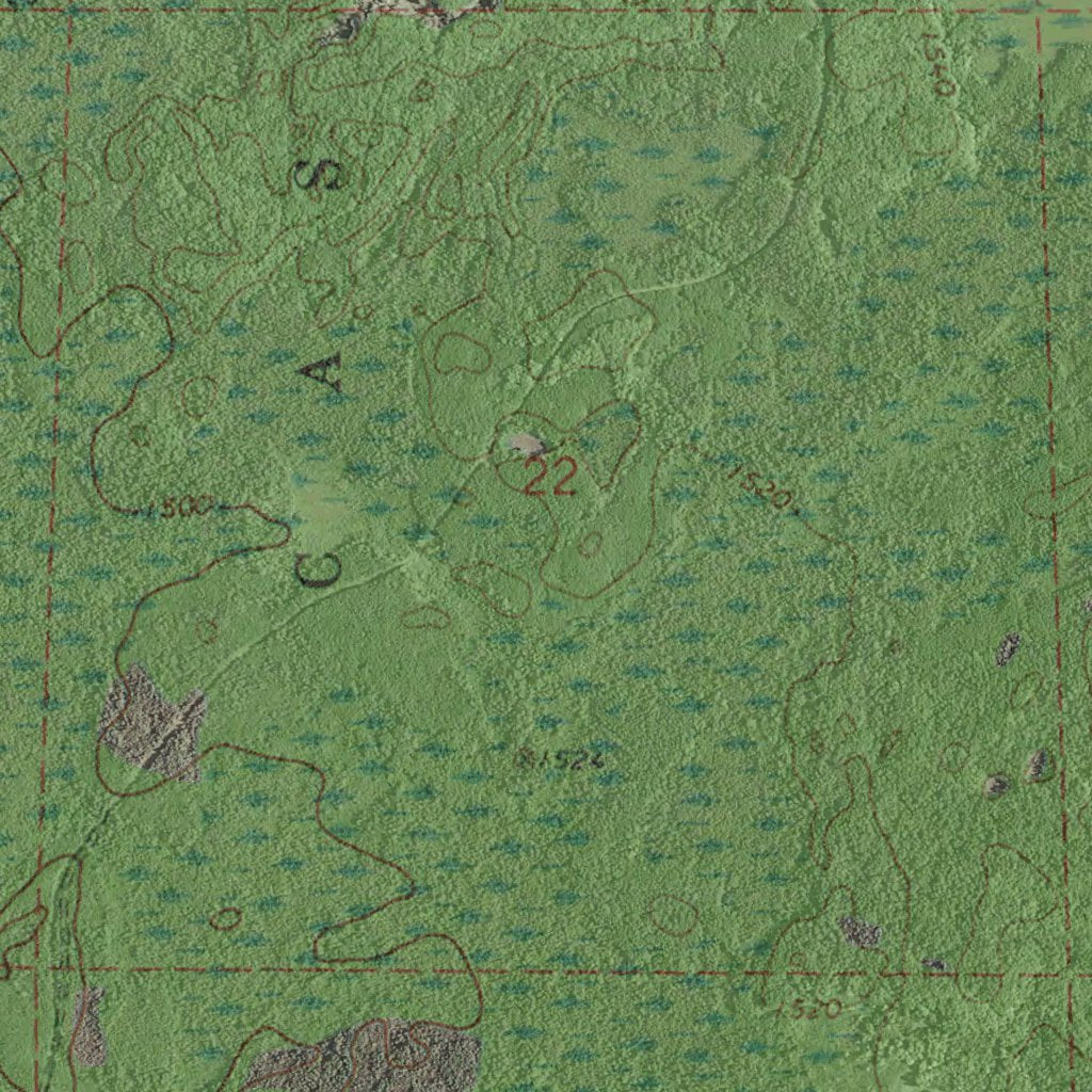 WI-Lake Gordon: GeoChange 1971-2010 Map by Western Michigan University ...