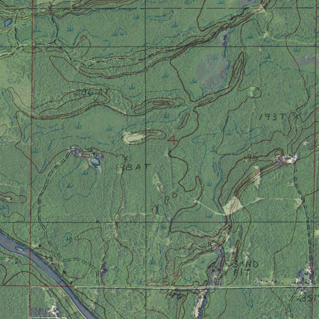 MI-Ford River: GeoChange 1978-2012 Map by Western Michigan University ...