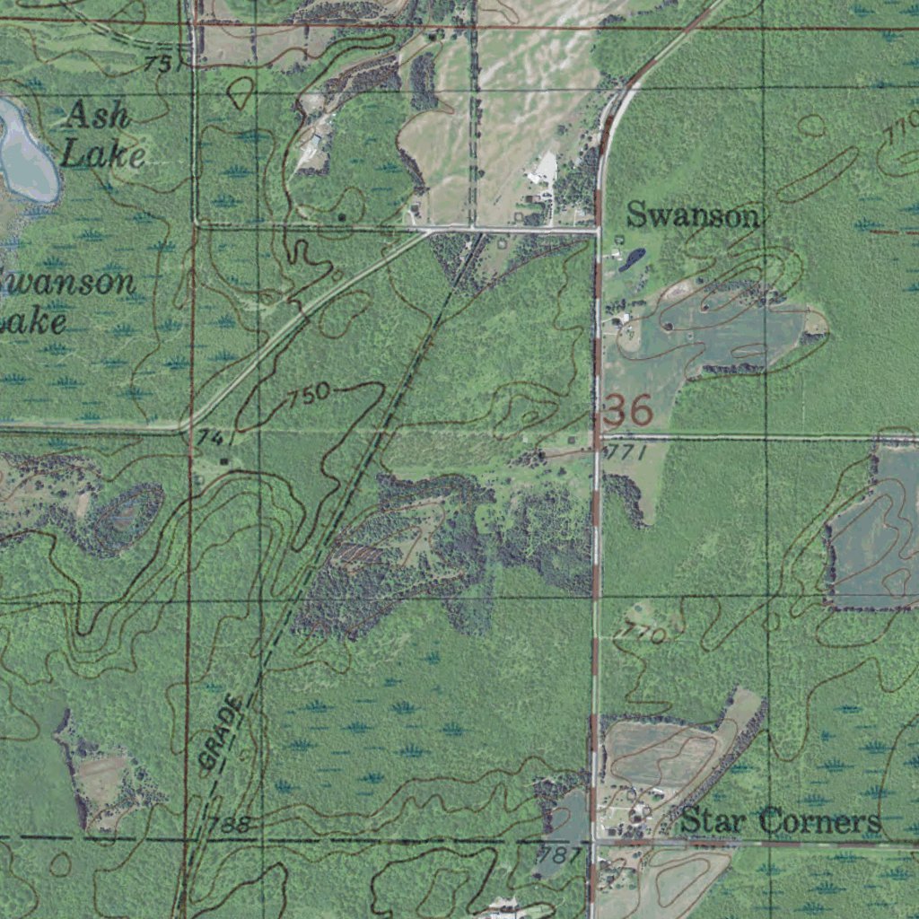MI-WI-Swanson: GeoChange 1954-2012 Map by Western Michigan University ...