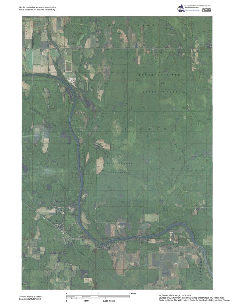 MI-Cornell: GeoChange 1978-2012 Map by Western Michigan University ...
