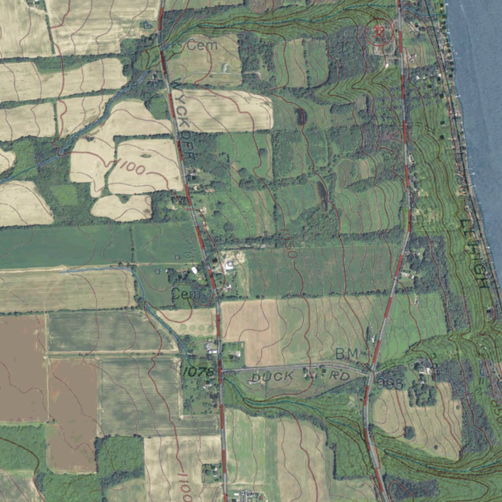 NY-Scipio Center: Geochange 1942 2011 Map by Western Michigan ...