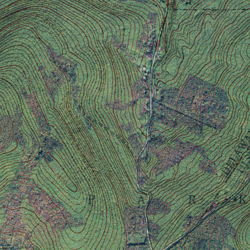 NY-Fleischmanns: GeoChange 1943-2011 Map by Western Michigan University ...