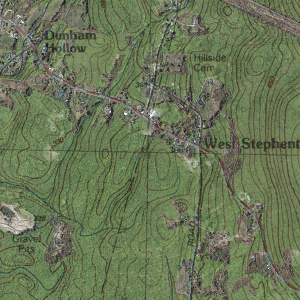 NY-MA-Stephentown Center West: GeoChange 1981-2011 Map by Western ...