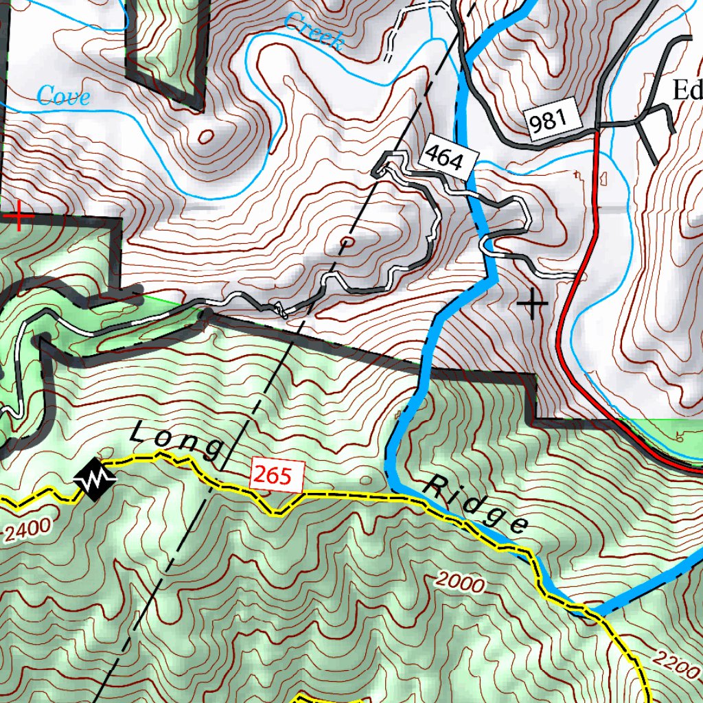 Wilson Creek National Wild and Scenic River Trails Map by US Forest ...