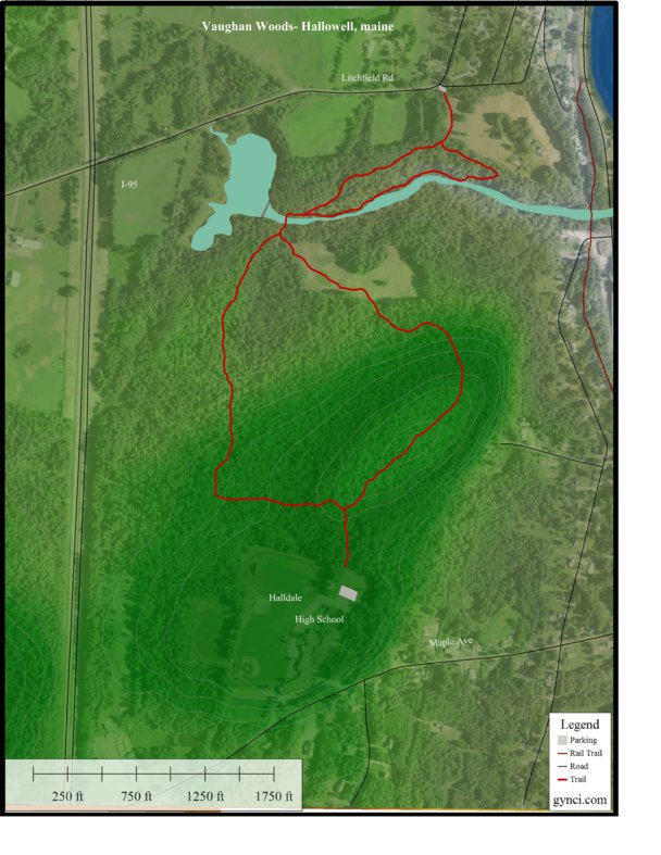 Vaughan Woods Trails Map by Gynci | Avenza Maps