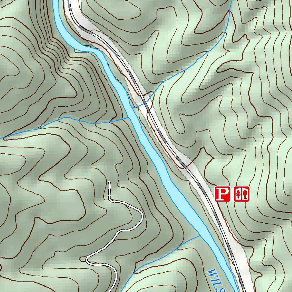 Brown Mountain Off Highway Vehicle System Map by US Forest Service R8 ...